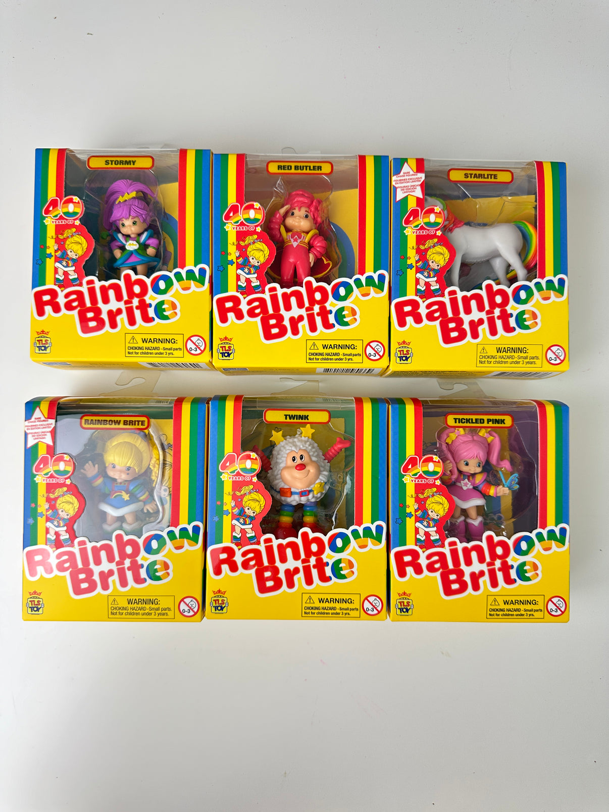 2023 Rainbow Brite TLS The Loyal Subjects CheeBee Miniature Set of Six ...