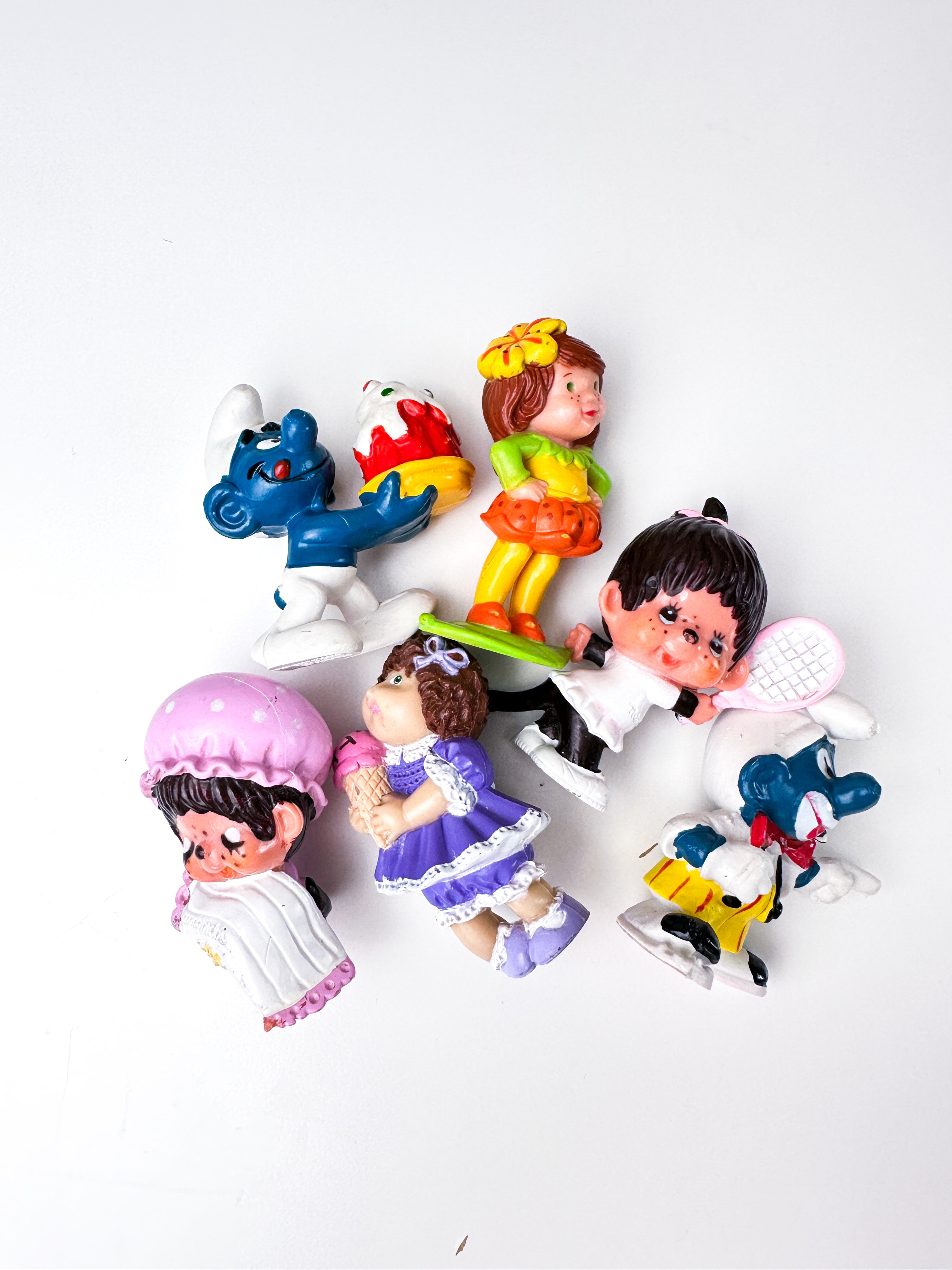 1980s PVC Miniatures (Lot of Six) – Life Is Sweet Vintage