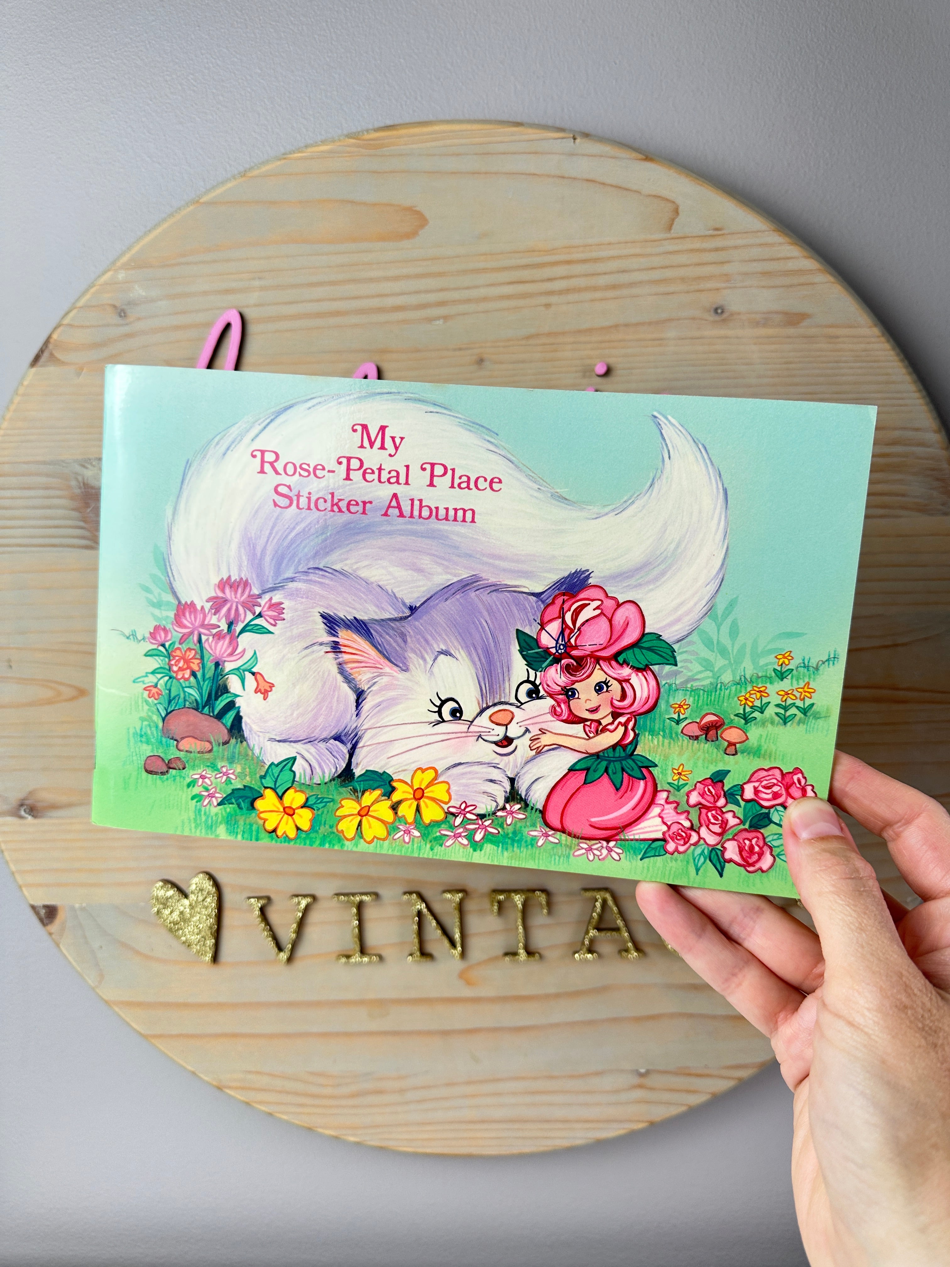 1980s Rose Petal Place Sticker Wallet [Unused] – Life Is Sweet Vintage