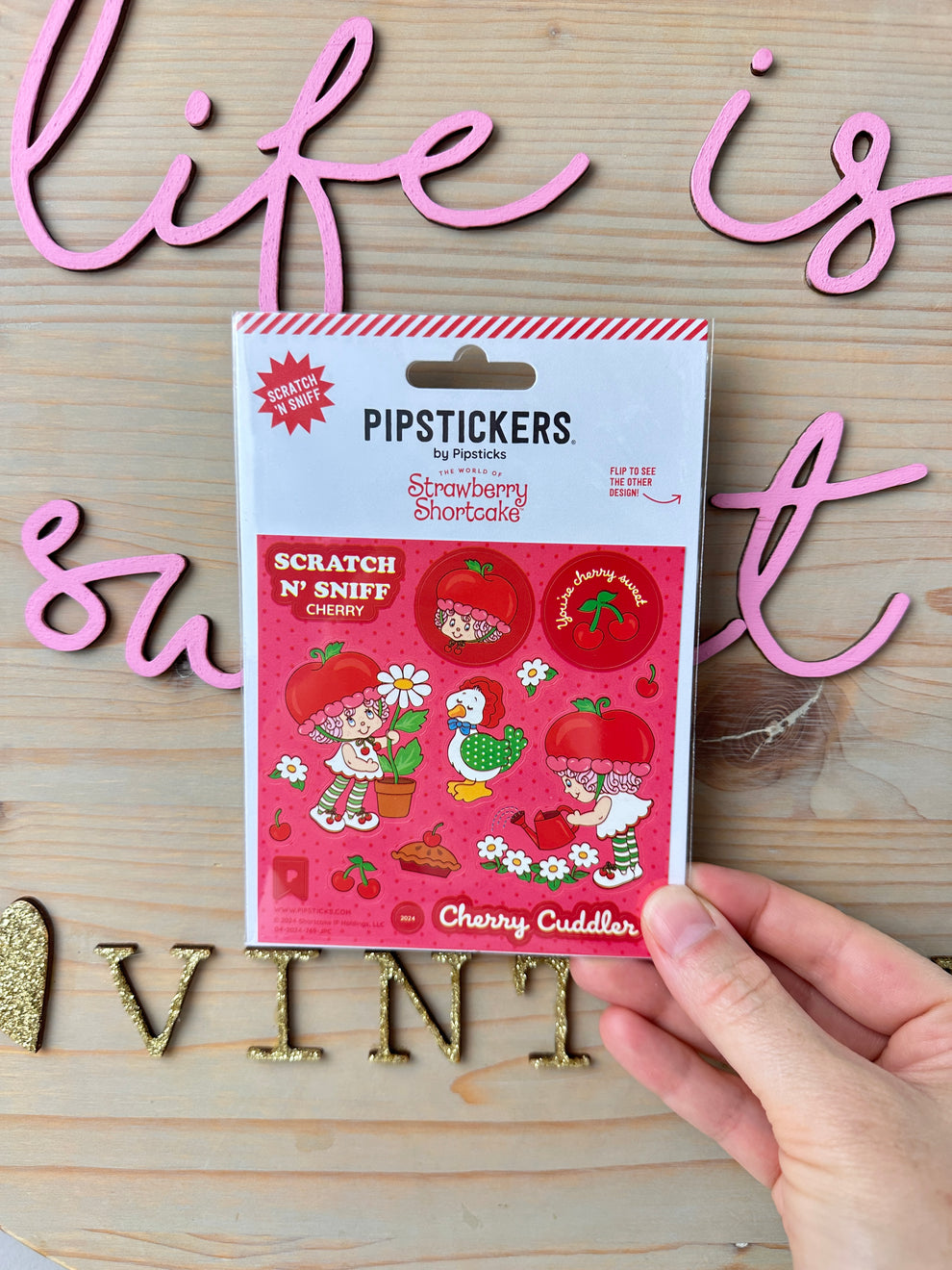 Cherry Cuddler & Gooseberry Scratch 'n Sniff Stickers [Pipsticks ...