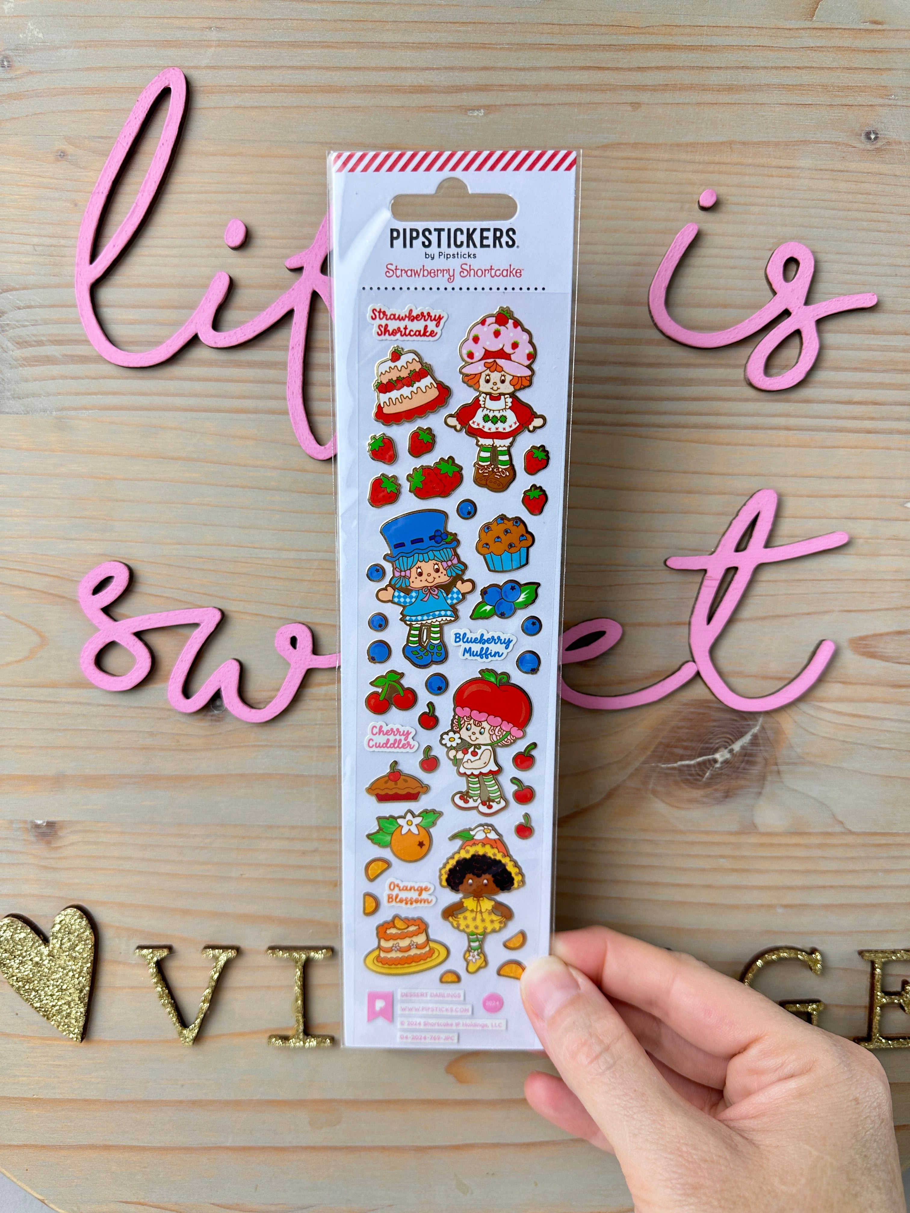 Strawberry Shortcake Dessert Darlings Stickers [Pipsticks] – Life Is ...
